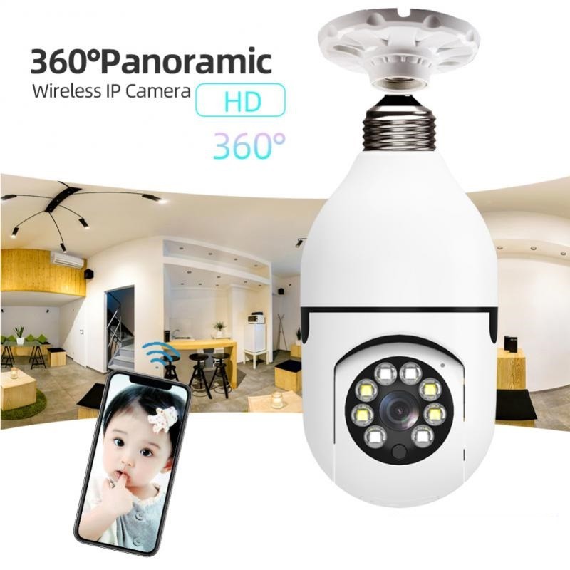 Панорамная IP WiFi камера видеонаблюдения лампочка Kerui CAMERA CAM L1 ...