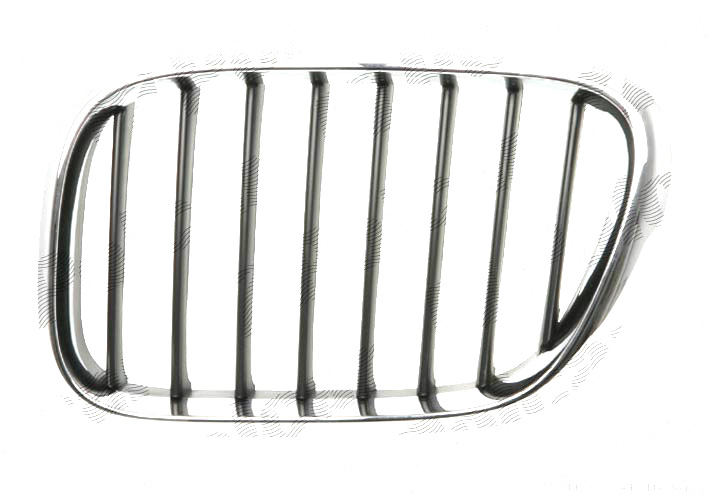Решетка Polcar для BMW X5 (E53), 01.99-05.03 Перед. Прав. хром/черный ...