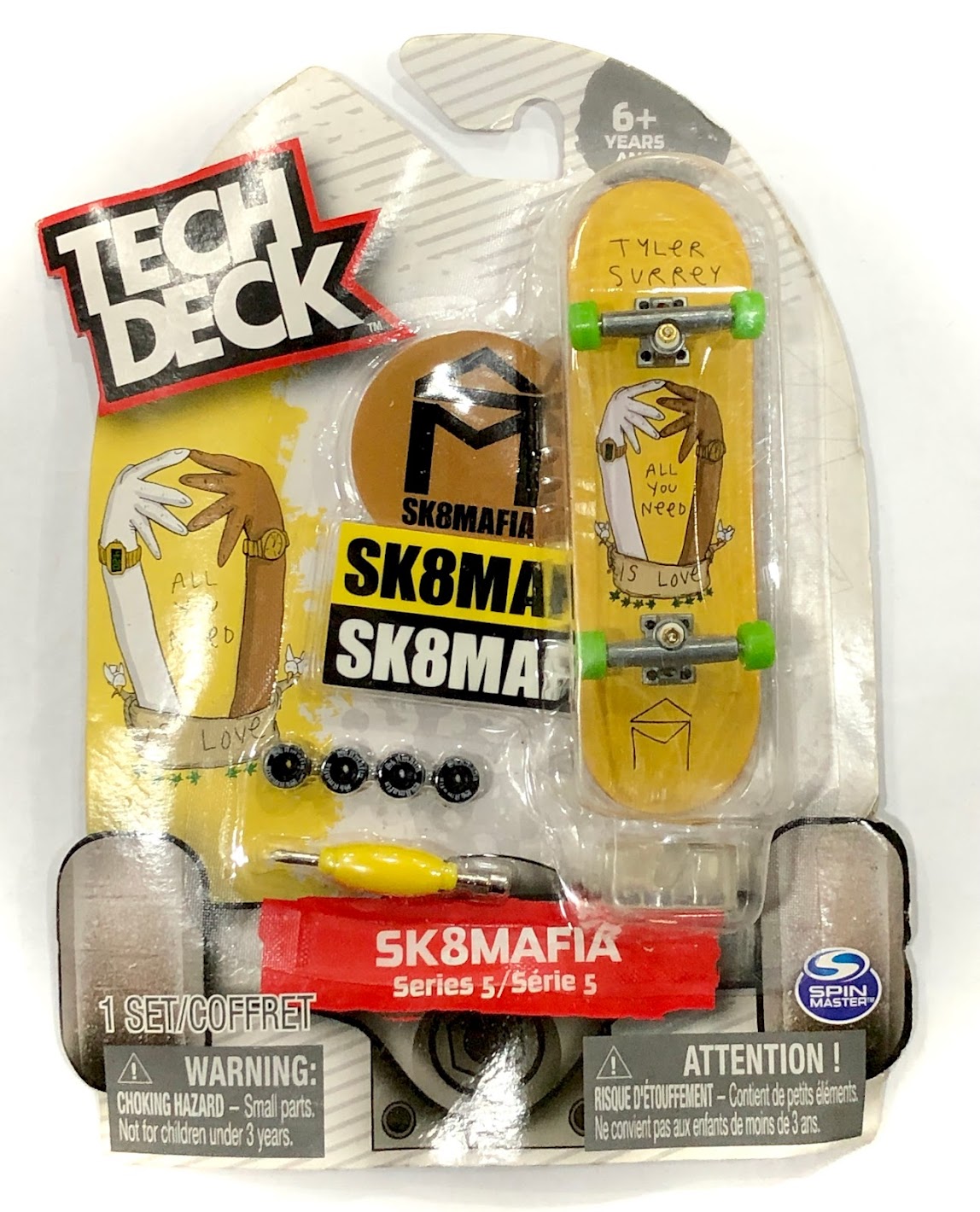 Фингерборд Tech Deck Skate Mafia Yellow - мятая упаковка – фото, отзывы ...