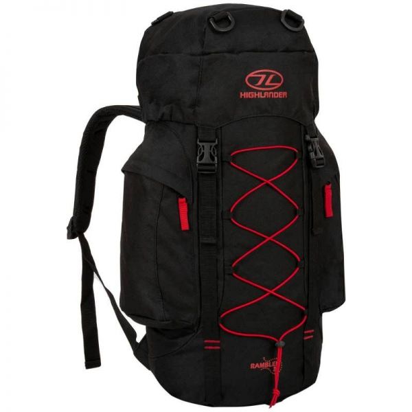Рюкзак туристический Highlander Rambler 33 Black/Red – фото, отзывы ...