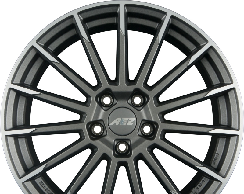 AEZ ATLANTA TITAN - Graphite Matt Frontpoliert R20 W8.5 PCD5x112 ET35 ...