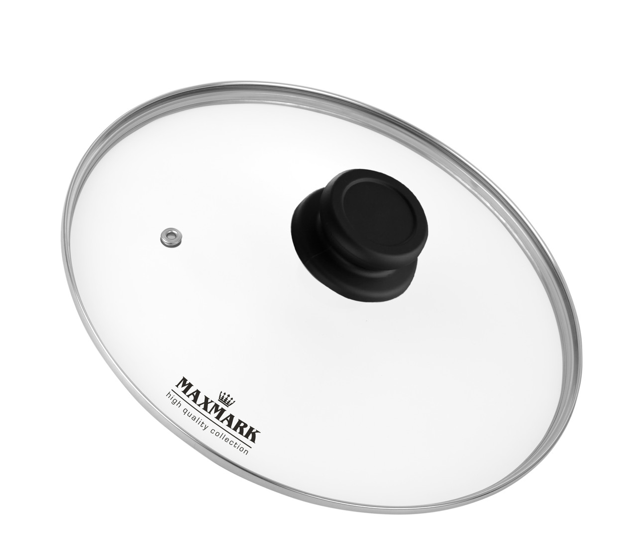 Крышка стеклянная с ручкой Maxmark MK-GL24 24 см – фото, отзывы ...