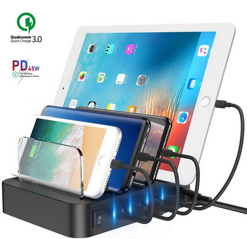 Универсальная зарядная станция на 4 устройства USB Aamasun LMH-PW016-PD ...