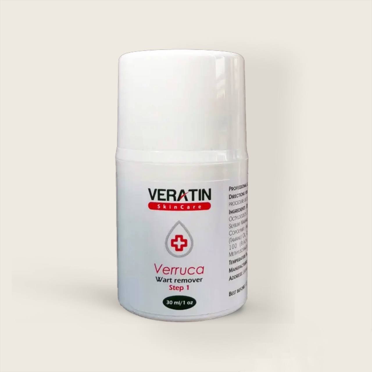 Крем от бородавок Veratin Verruca Step 1 30мл от продавца: sana pedibus ...