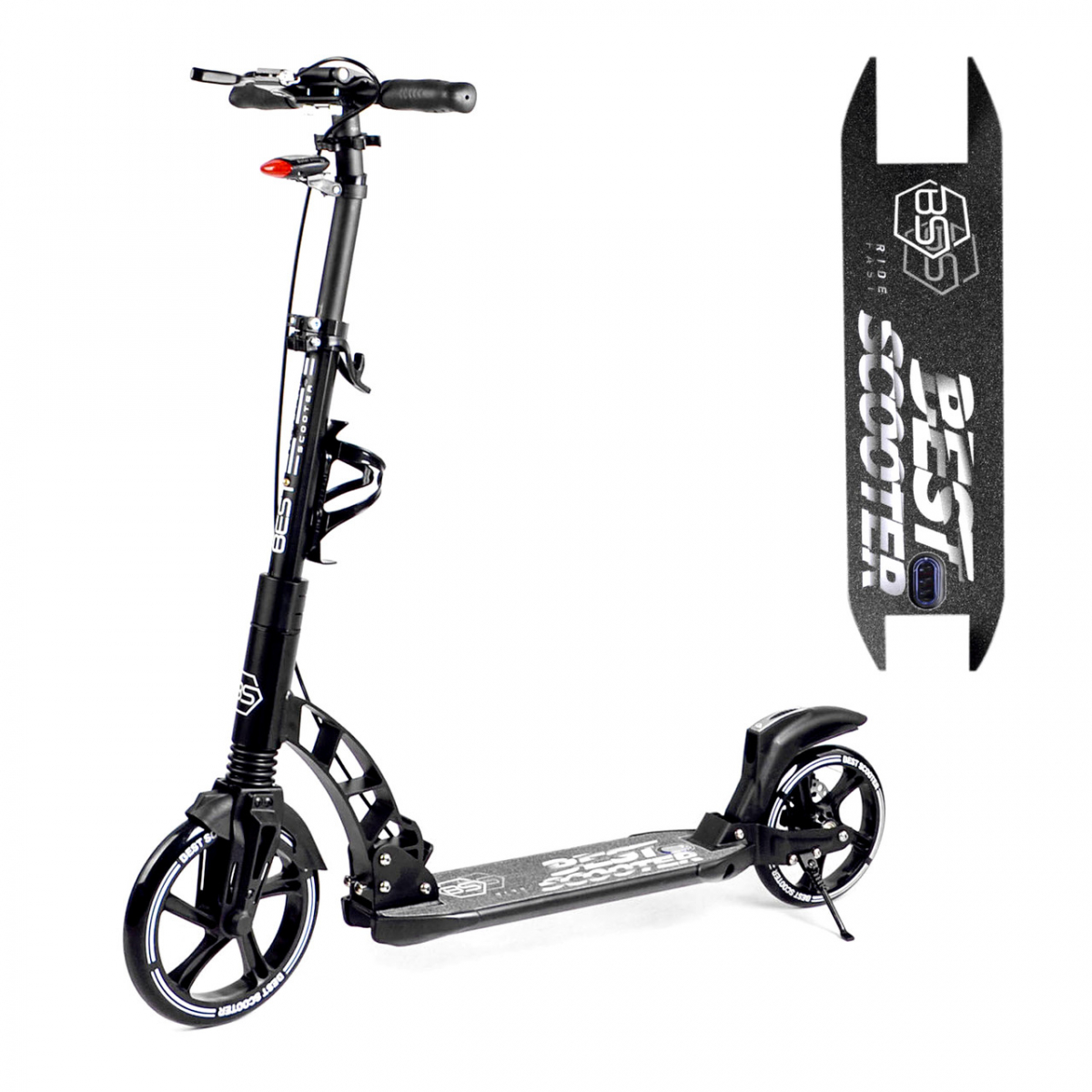 Детский двухколесный самокат Best Scooter 24215-B со складной ...