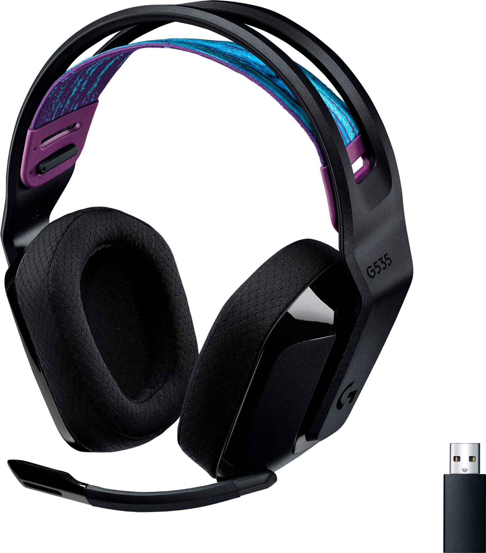 Наушники Logitech G535 Lightspeed Wireless Gaming Headset Black (981 ...