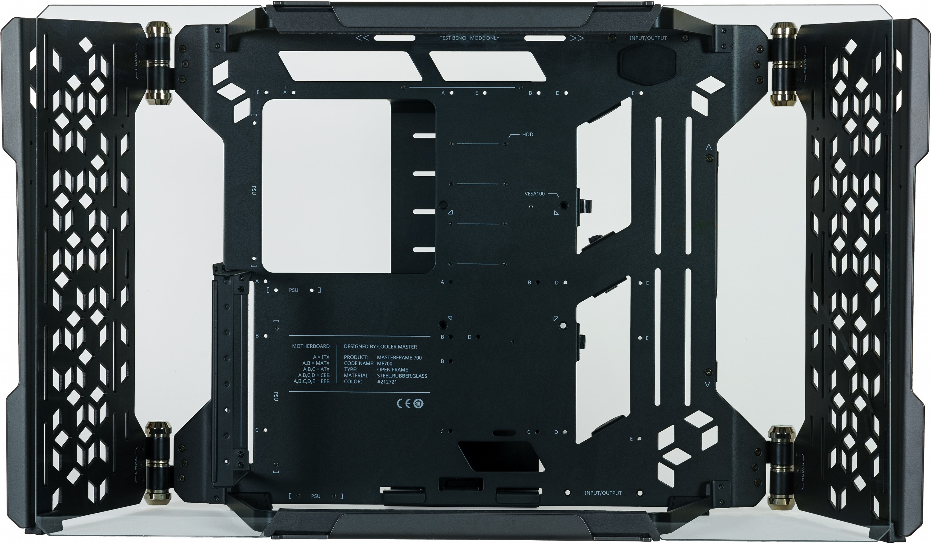 Корпус Cooler Master MasterFrame 700 Black (MCF-MF700-KGNN-S00) – фото ...