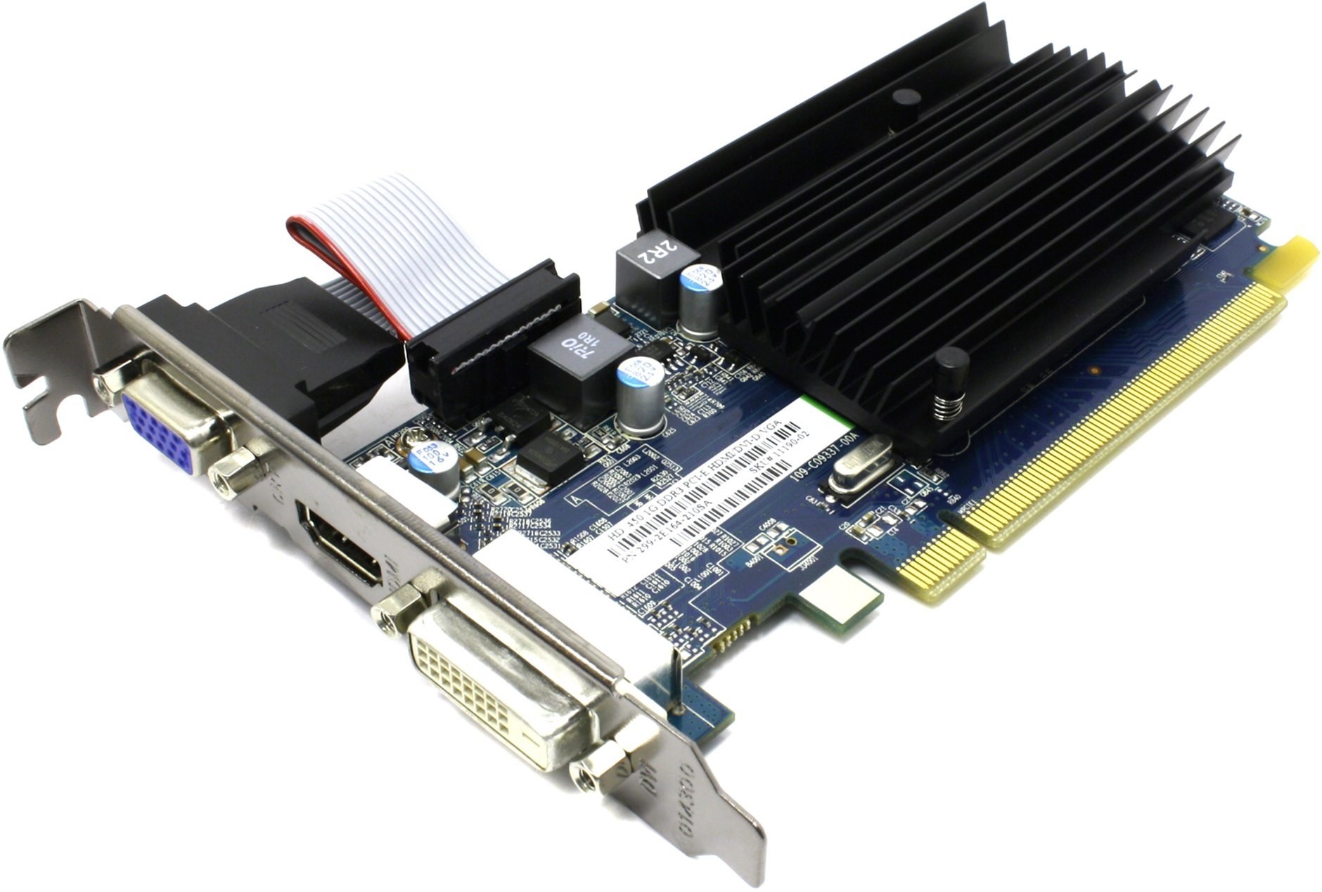 Відеокарта SAPPHIRE PCI-Ex AMD RADEON HD 5450 1 GB GDDR3 ( 64 Bit ) ( DVI, HDMI, VGA ) – низькі ...