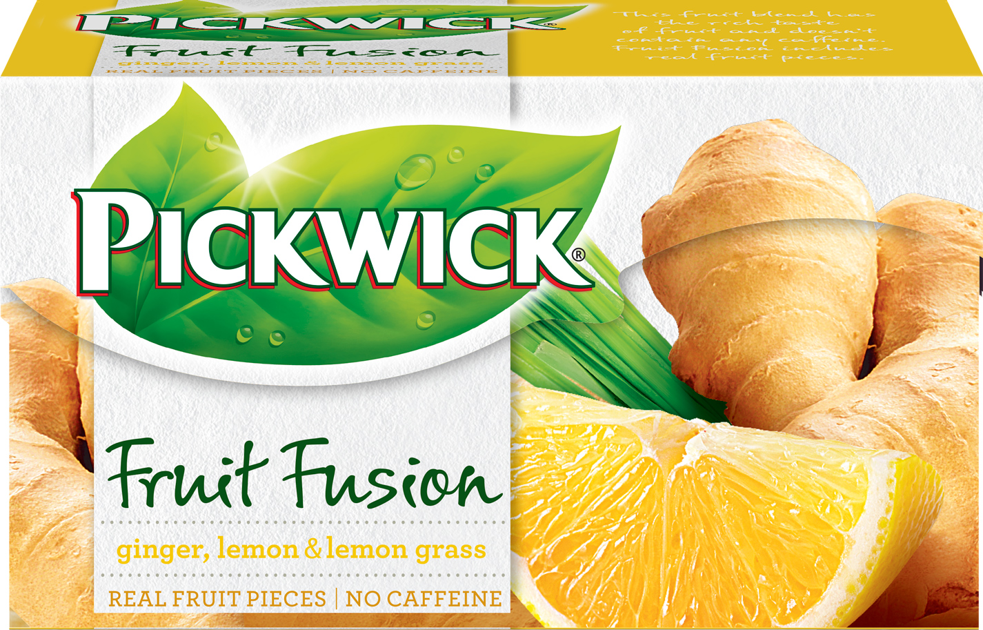 Чай фруктовый пакетированный Pickwick Fruit Fusion Ginger, Lemon ...