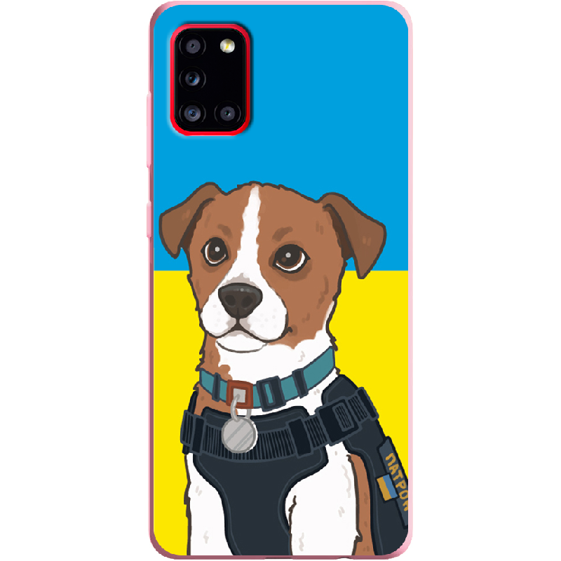 Чехол BoxFace Samsung A315 Galaxy A31 Пес Патрон Розовый силикон (39470 ...