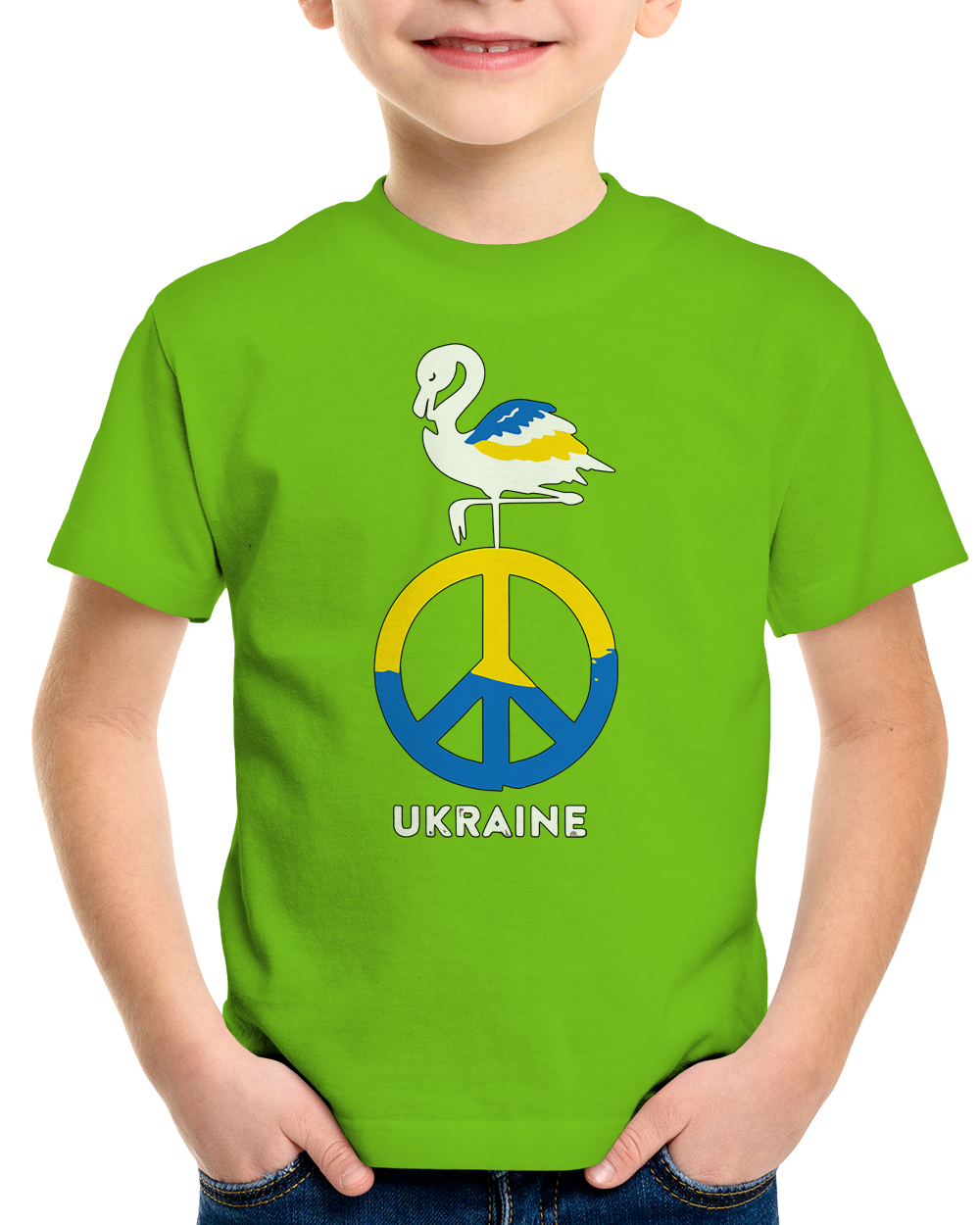 Футболка для мальчика Modno print с принтом Ukraine 158-164 Салатовый ...