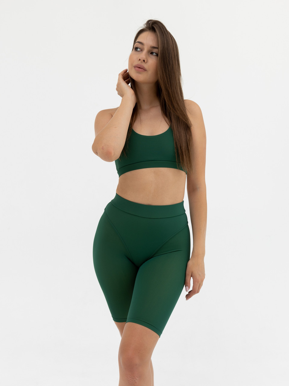 Комплект женский спортивный Nova Vega велосипедки и топ S Зеленый 501070-18181 от продавца ...