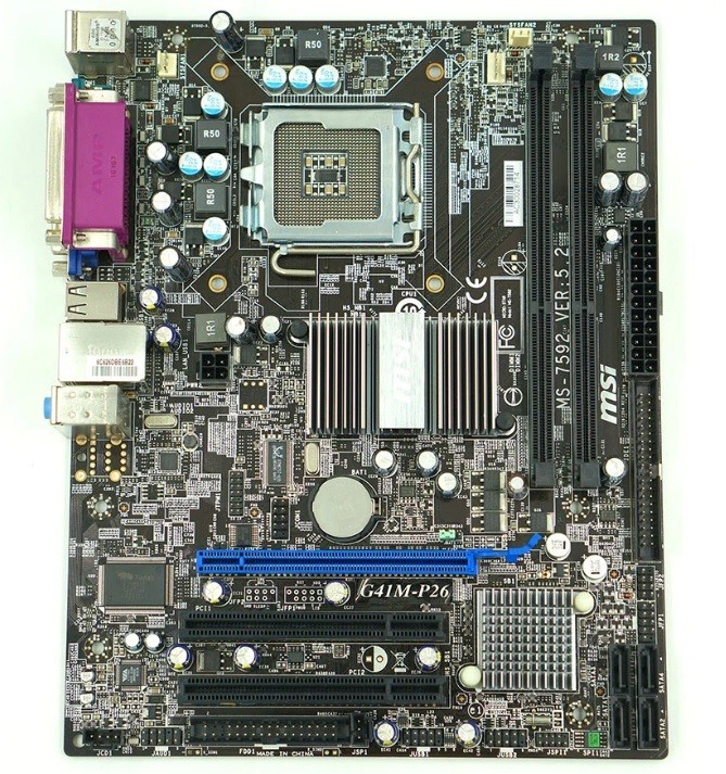 Материнська плата Socket 775 MSI G41M-P26 (MS-7592) (s775, DDR3, G41 ...