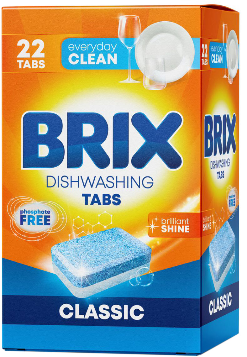 Таблетки для посудомоечных машин Brix Classic 22 шт (4820207100879 ...