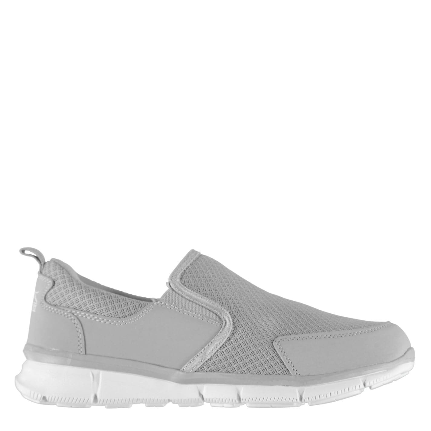 Кроссовки Slazenger Zeal Slip On Trainers Mens 45 (295 мм) Grey/White ...