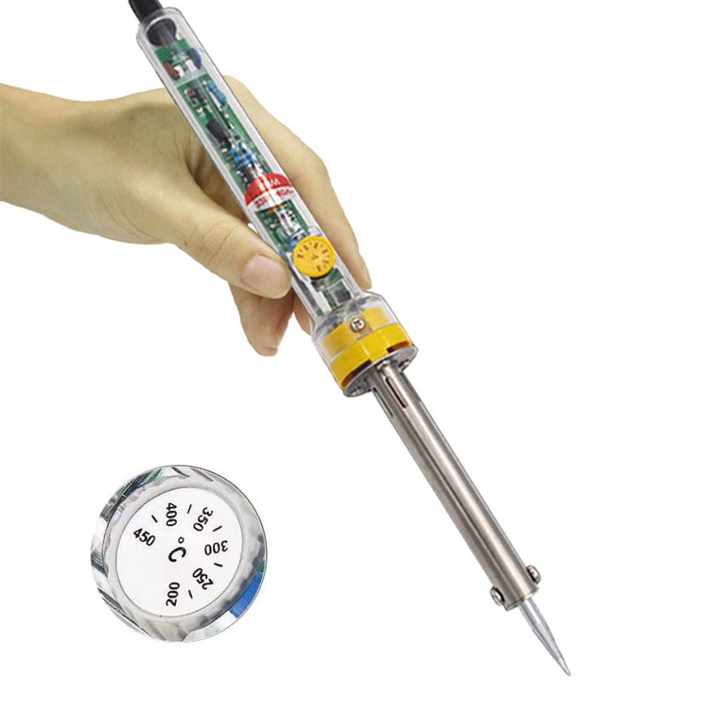 Паяльник электрический прозрачный с заземлением YAC Tool 905, 60W, с ...