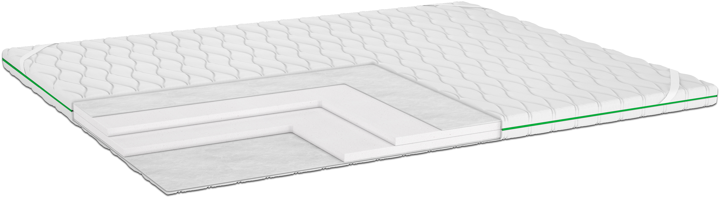 Тонкий матрас-топпер Smart Mattresses Slim 120х180 см ...