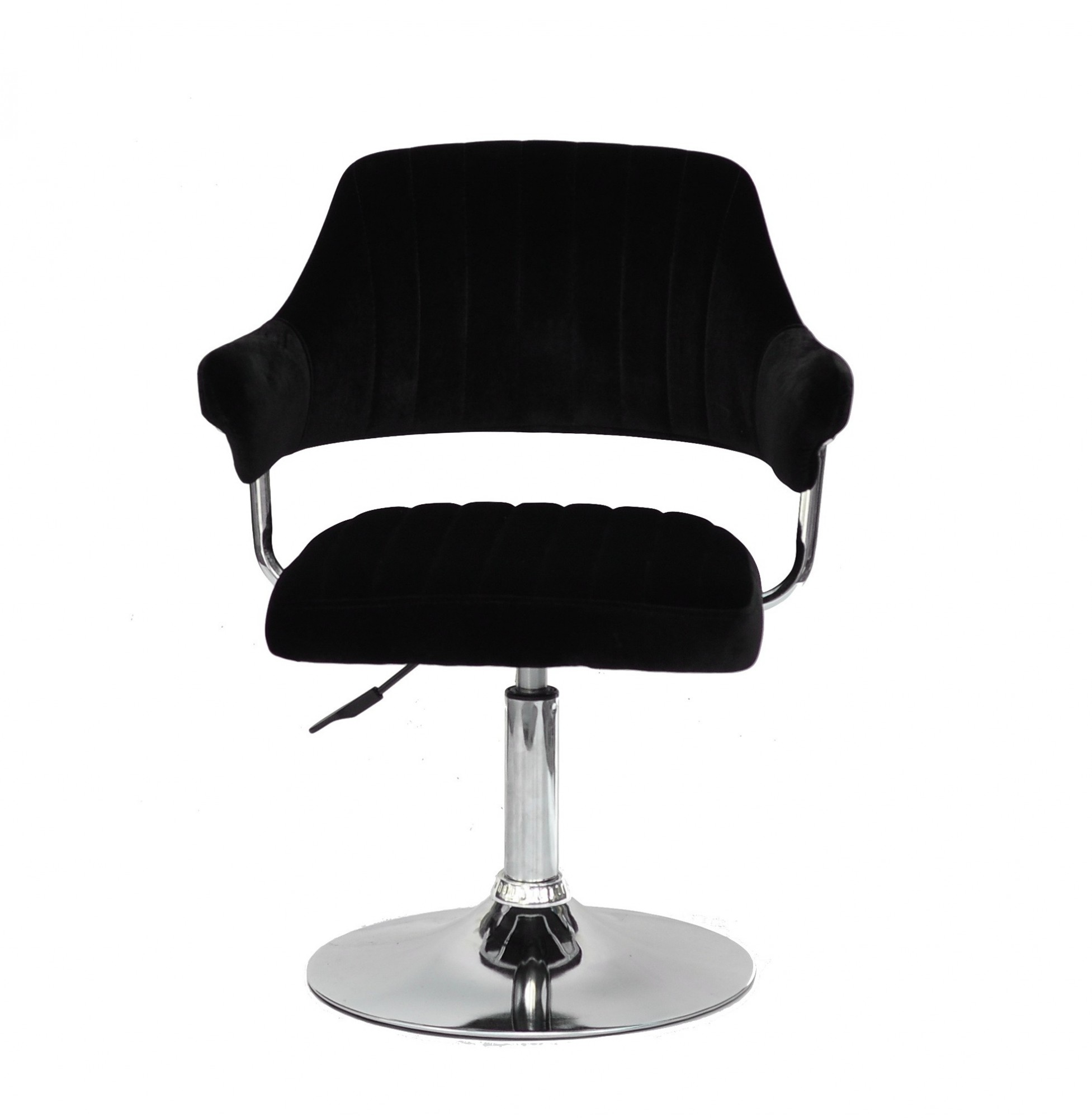 Крісло для майстра персоналу відвідувача з регулюванням висоти на ніжці 4you Джеф хром база Ch