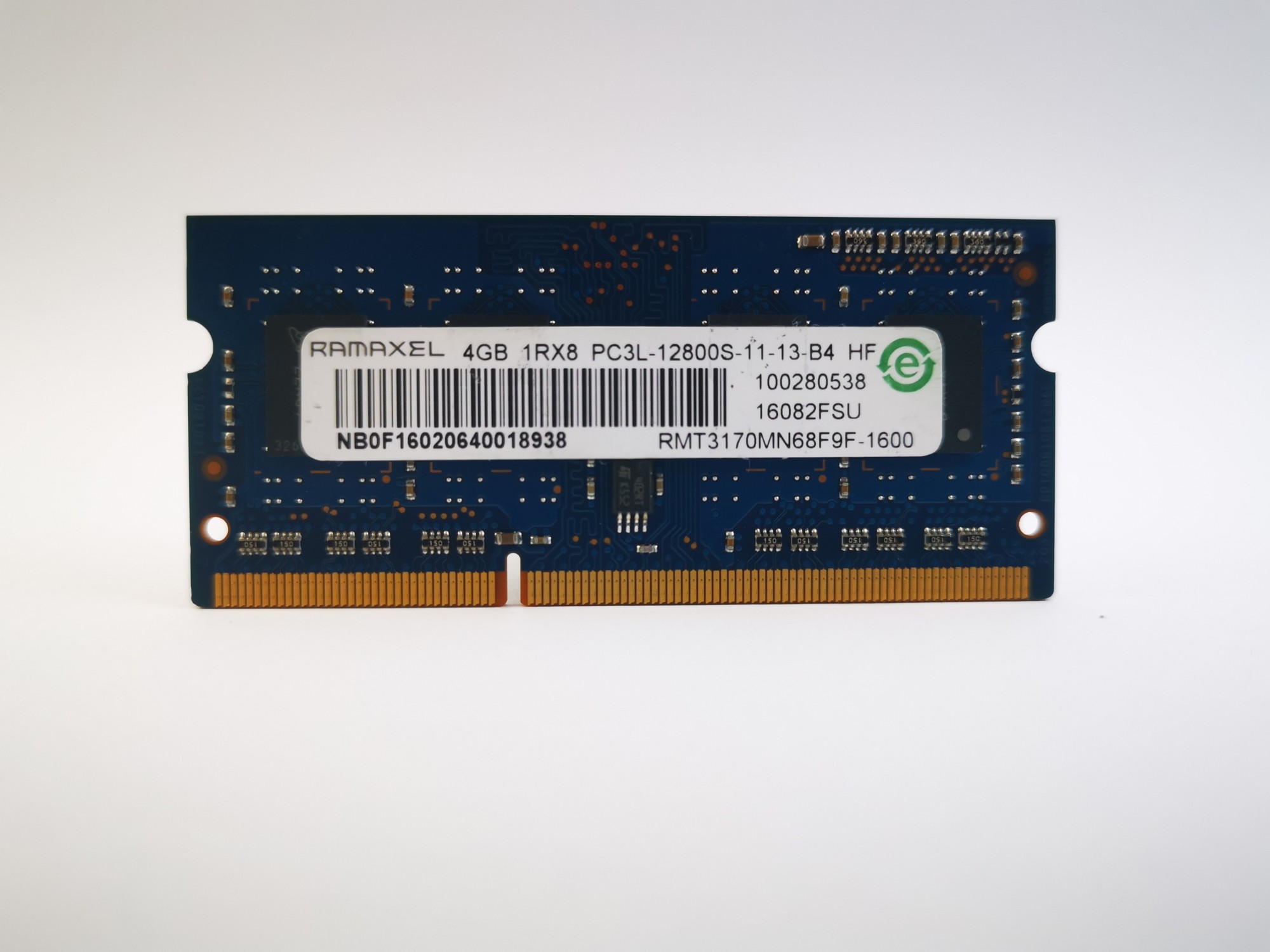 Оперативная память для ноутбука Sodimm Ramaxel Ddr3l 4gb 1600mhz Pc3l