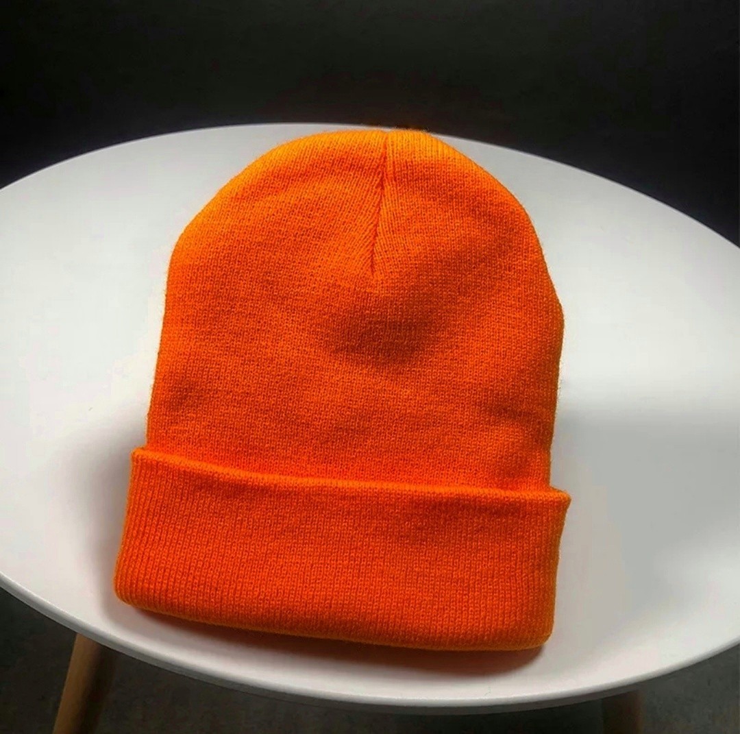 Шапка Однотонная (Классическая) Оранжевая, Унисекс WUKE One size от ...