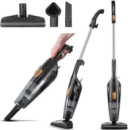 Пилесос вертикальный Deerma DX115C черный – фото, отзывы ...