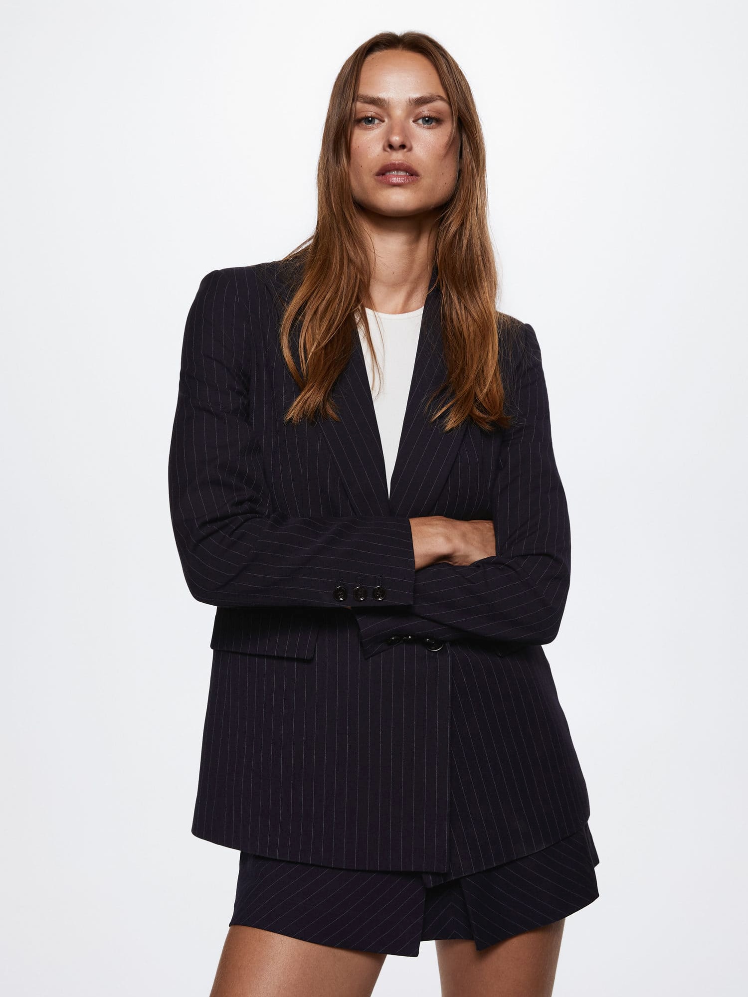 Пиджак классический женский Mango FLOR 37096711-69 XS (8445791200758 ...