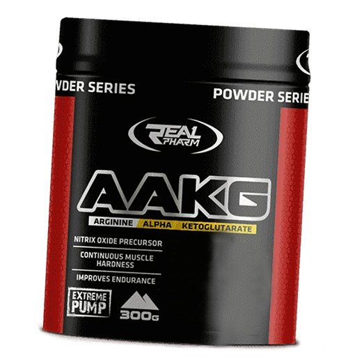 Аргинин Альфа Кетоглутарат, AAKG Powder, Real Pharm 300г Ананас ...