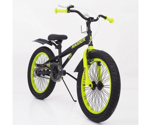 Двухколесный велосипед SUPER RAIDER SJ20-19, 20 дюймов, широкие колеса ...