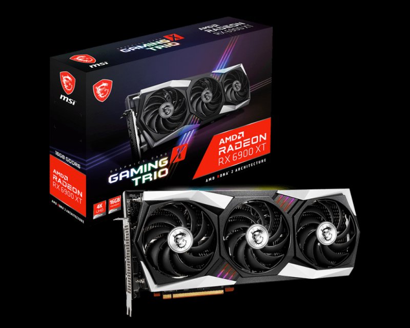 Відеокарта MSI AMD Radeon RX 6900 XT GAMING X TRIO 16G (RX 6900 XT ...
