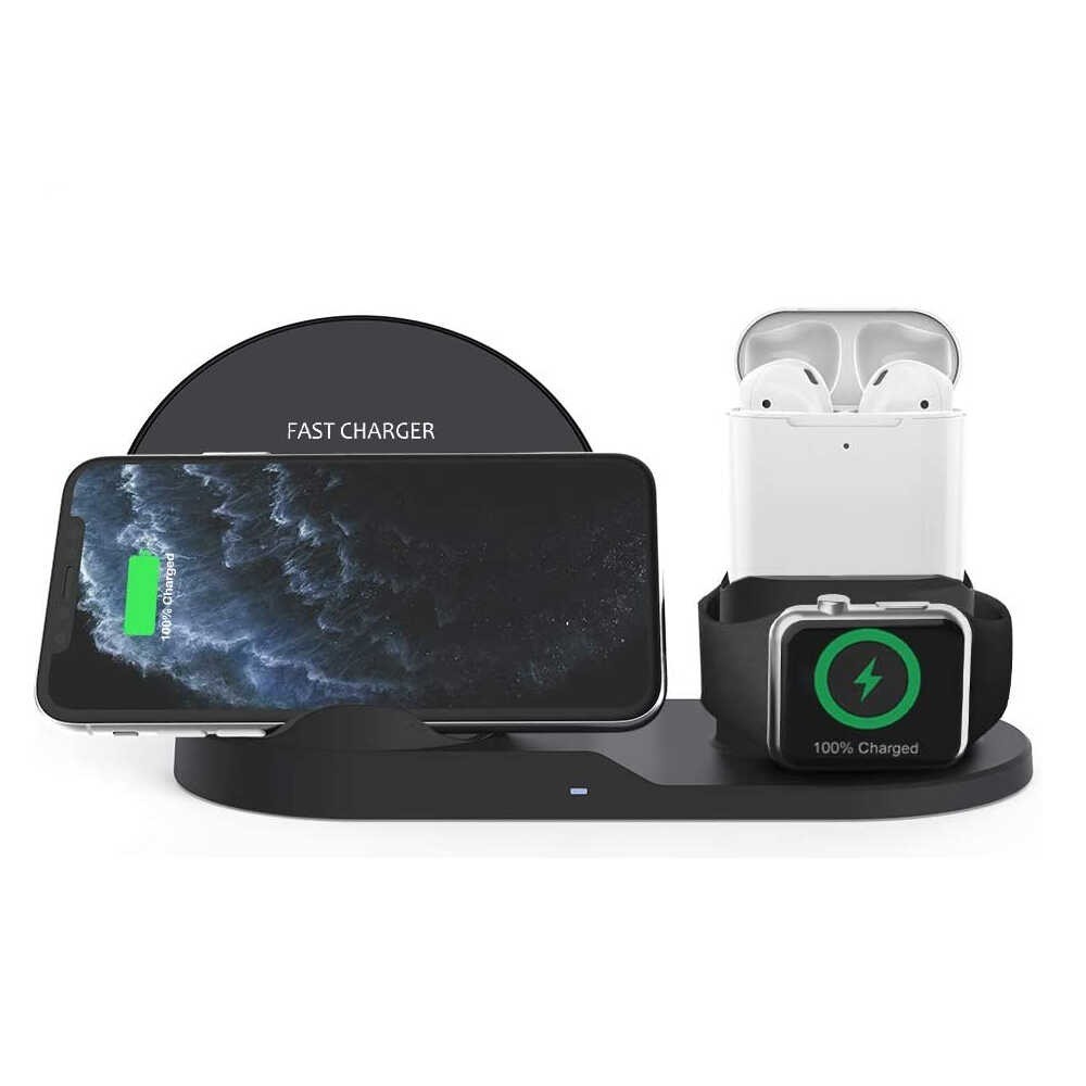 Беспроводное зарядное устройство для телефона 3-in-1 Fast Charge 2A 10W ...