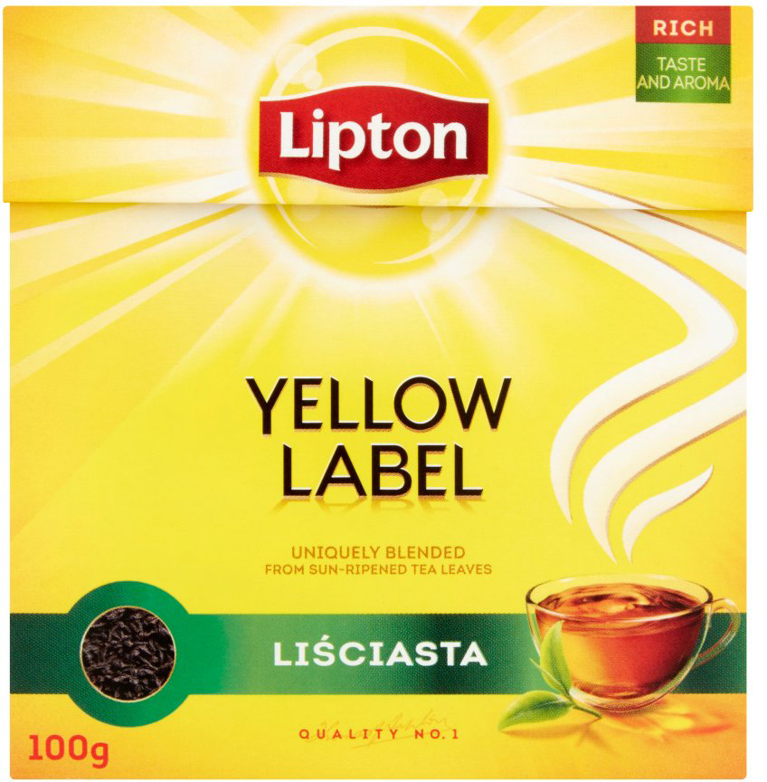 Чай черный байховый Lipton Yellow Label ll 100 г (8718114822877) – ROZETKA – купить в Киеве с ...