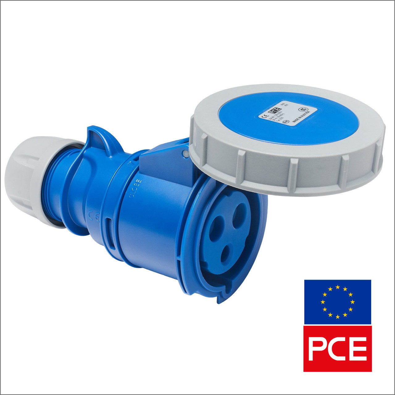 Розетка переносная PCE 2232-6 IP67 2P+PE 32A 230V (силовая) – фото ...