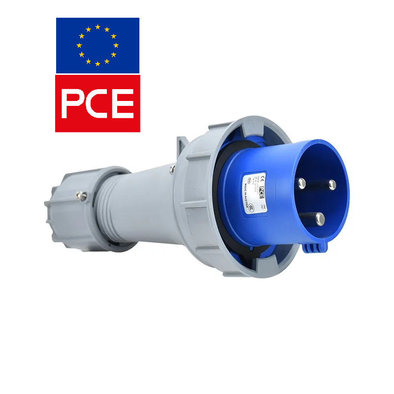 Вилка кабельна PCE 0331-6 IP44 2P+PE 63A 230V POWER TWIST (силовая ...