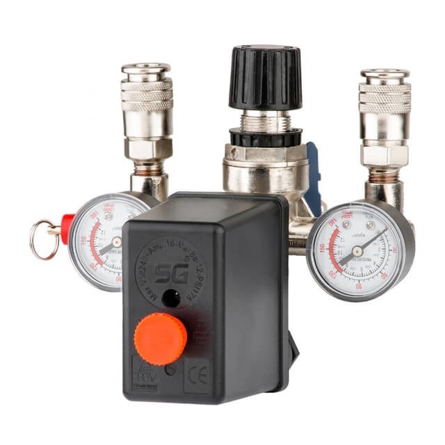 Прессостат в сборе автоматика компрессора Intertool PT-9094 (220 В ...