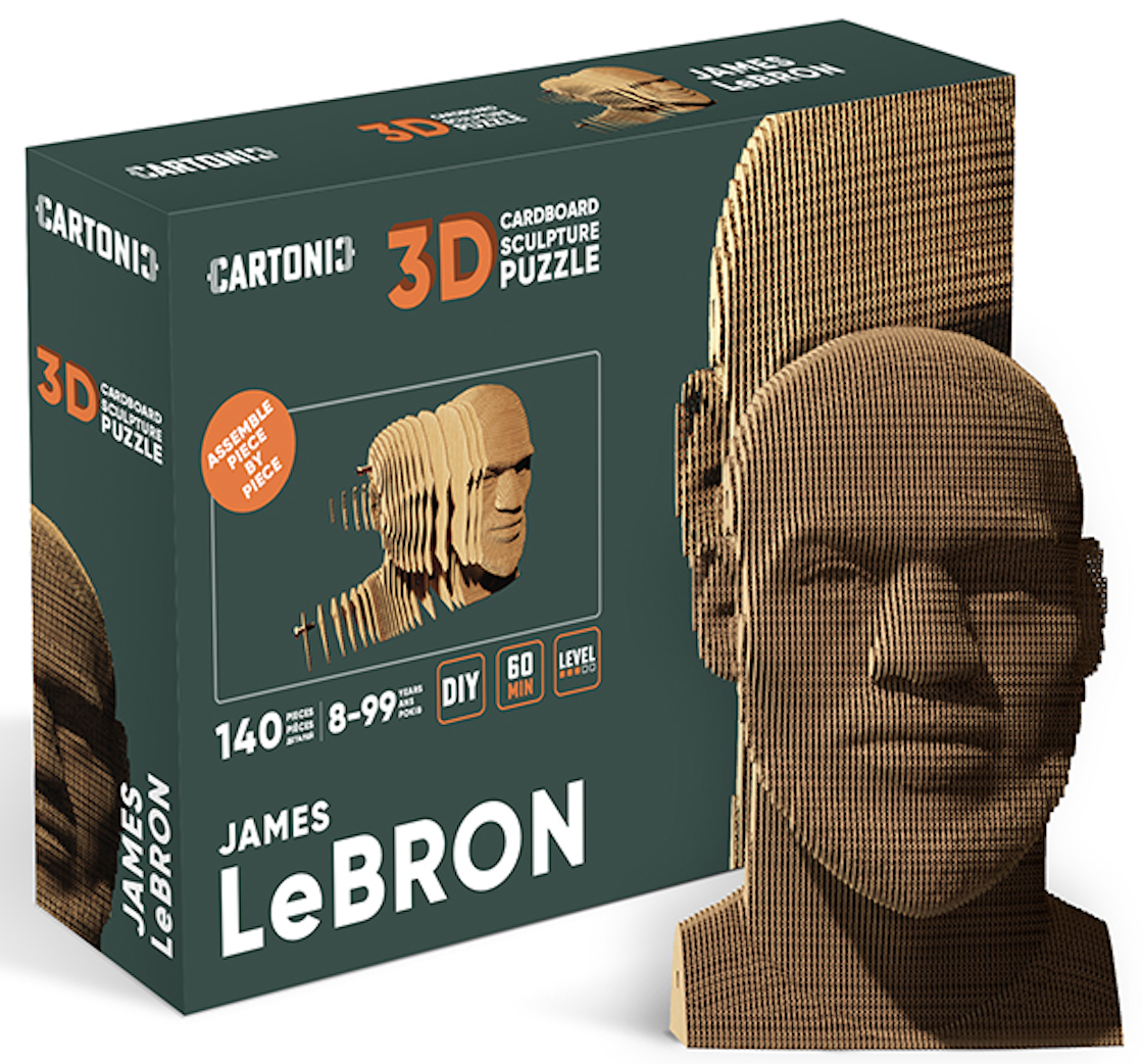 Картонный конструктор 1DEA.me Cartonic 3D Puzzle LeBRON – фото, отзывы ...