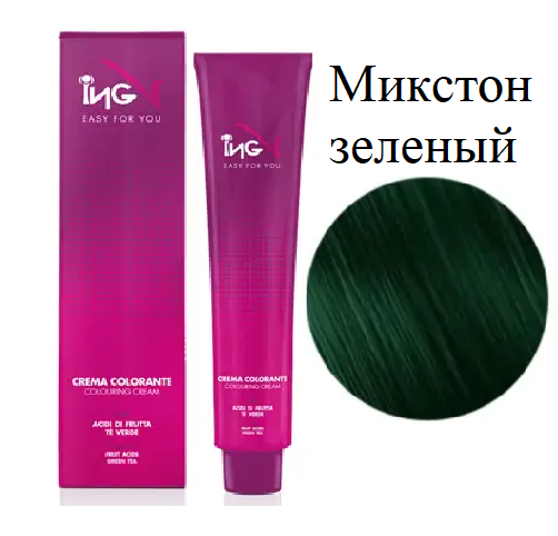 Крем-краска для волос ING Professional Coloring Cream Микстон зеленый ...