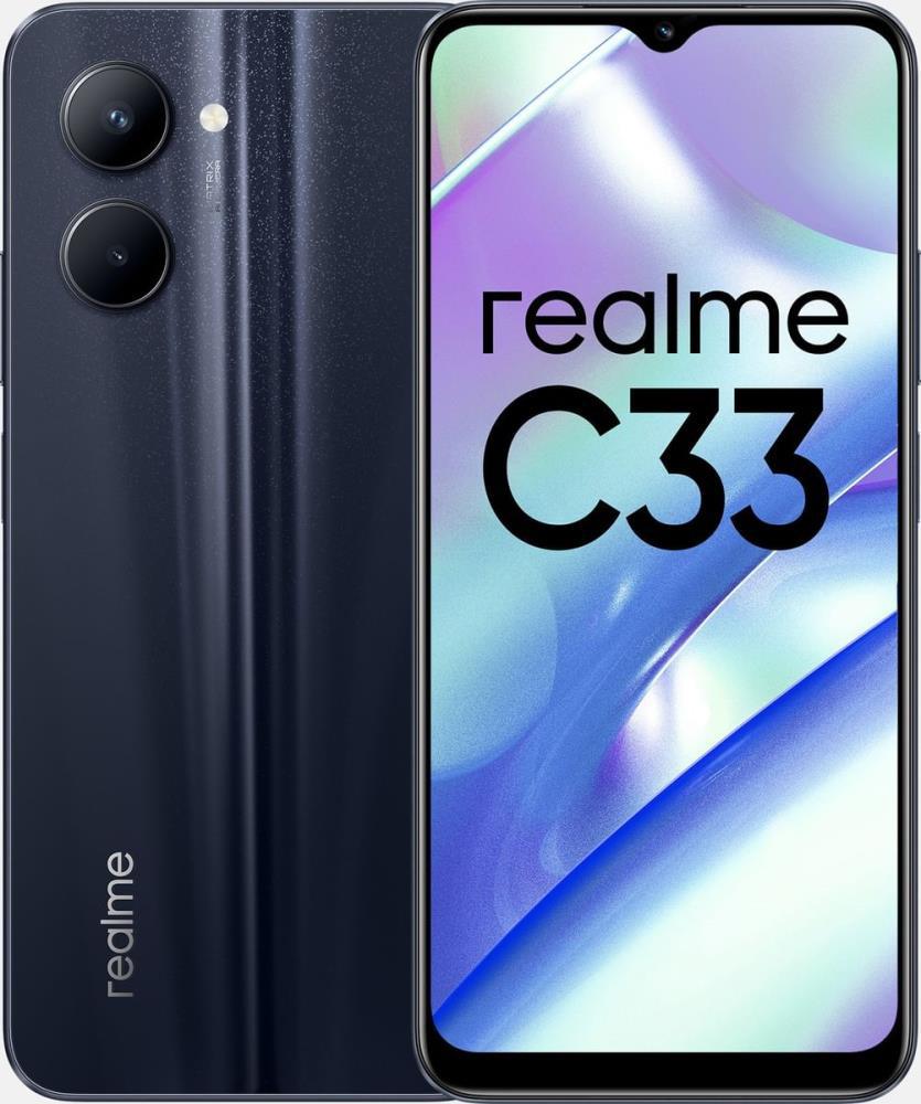 Смартфон REALME C33 RMX3624 4/128GB Night Sea (RMX3624 4 128 BLACK ...