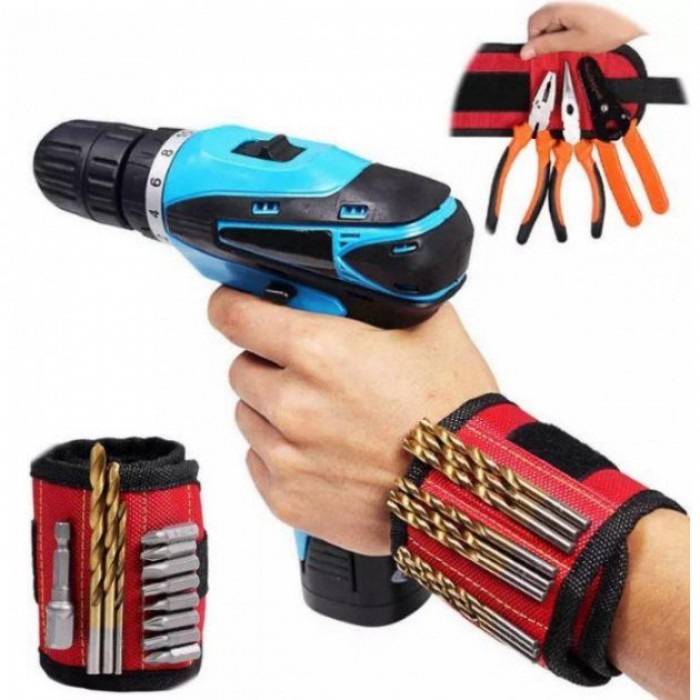 Магнитный браслет для инструментов Magnetic Wristband – фото, отзывы ...