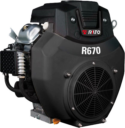 Двигатель бензиновый Rato R670D/вал 28.575 мм (R670 /shaft 28.575mm ...