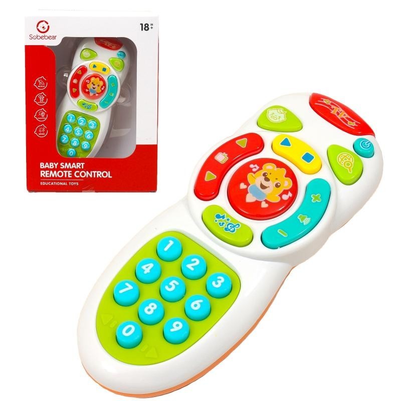 Игрушка детская музыкальная 3в1 Sobebear Умный пульт с звуковыми и ...