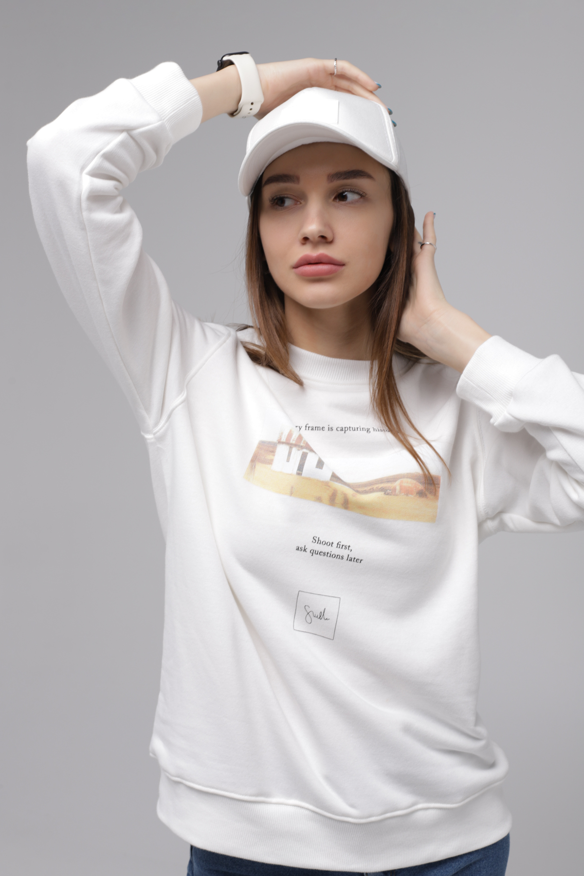 Свитшот Pepper mint BYS-10 S Белый (2000989221272) от продавца: WearZone – в интернет-магазине ...