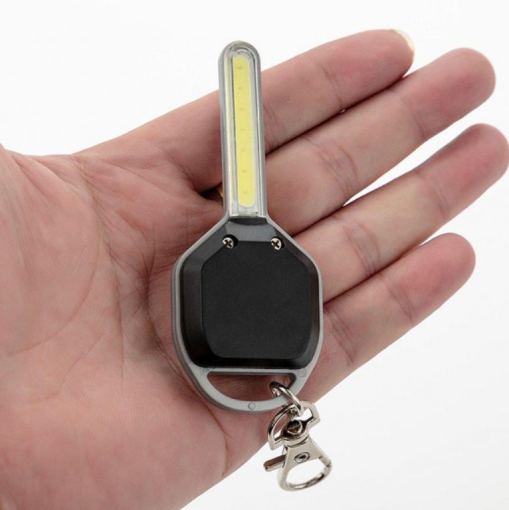 Яскравий зручний ліхтар-брелок на ключницю Cob Led Key для темного часу ...