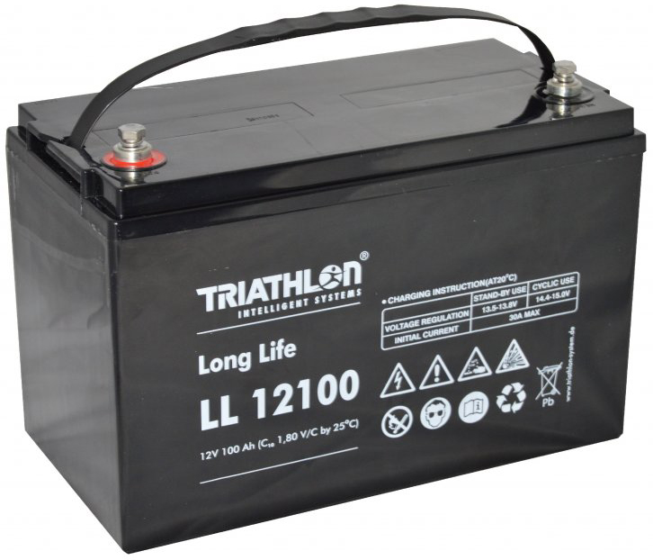 Аккумуляторная батарея Triathlon AGM Long Life Batteries LL12100 100 Ah ...