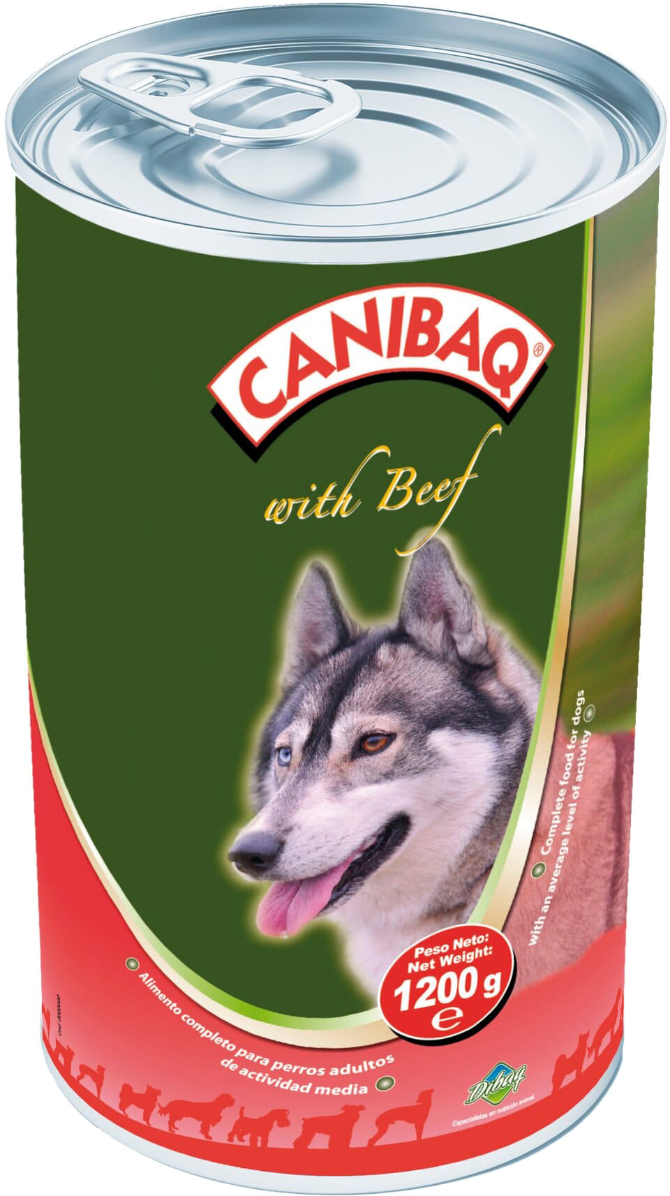 Корм для собак полнорационный Dibaq Diproteg CANIBAQ BEEF со вкусом ...