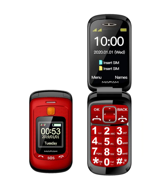 Мобильный телефон Gzone F899 (Mafam F899) red. Touch dual screen. Flip ...