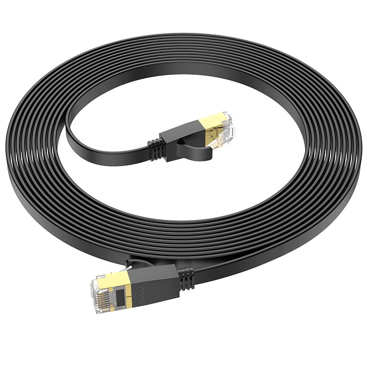 Мережевий кабель для інтернету HOCO US07 General |5м/RJ45/cat-6| Чорний ...