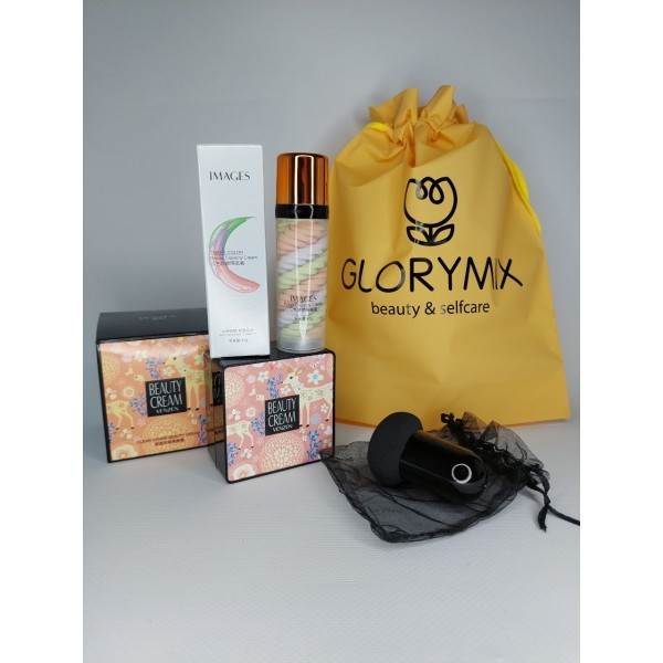 Набор База под макияж 3в1 трёхцветная выравнивающая IMAGES Repair ...