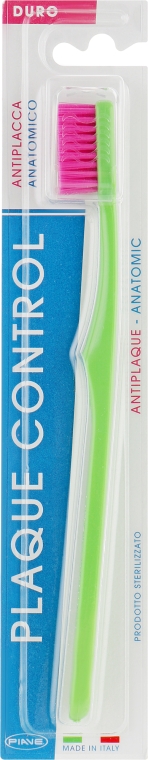 Зубная щетка "Контроль налета" жесткая, салатовая - Piave Toothbrush ...