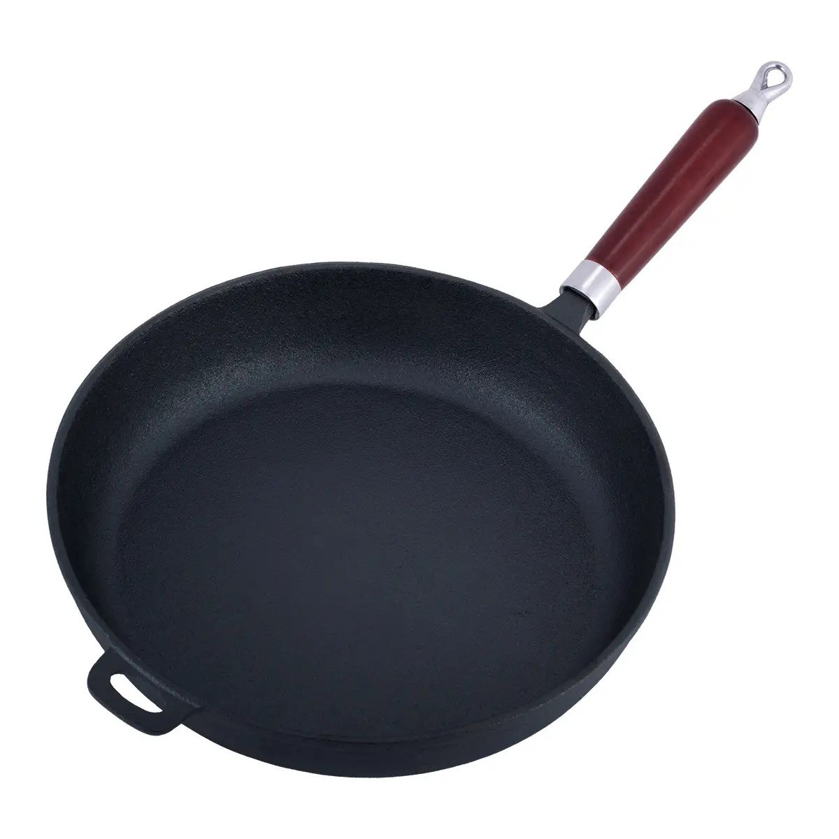Сковорода чугунная со съемной ручкой Kamille KM-4813V - 30,5 см / для ...