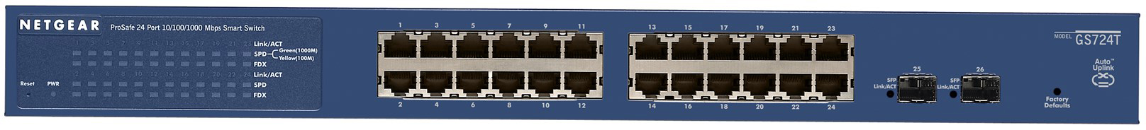 Комутатор Netgear GS724T-400EUS гігабітний (GS724Tv4) – фото, відгуки ...